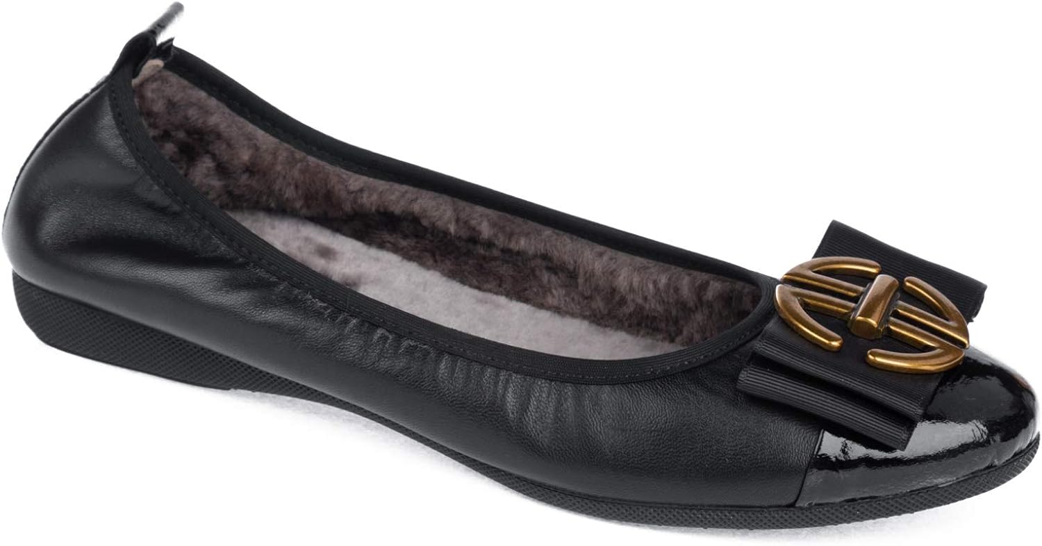 La Ballerina by Sonja Ricci Martina Women's Ballet Flats Nappa Leather ...
