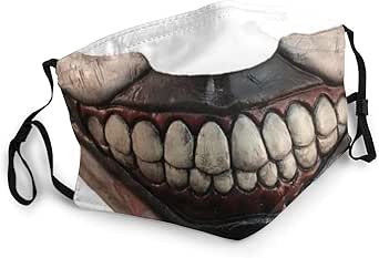 Twisty The Clown Mouth Face Mask Reusable Cloth Fashion Scarves ...