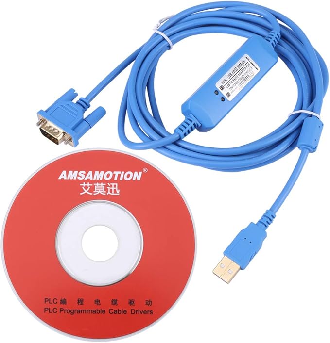 Amazon.com: 3 Meter USB PLC Programming Cable for Omron CQM1H/CPM2C ...