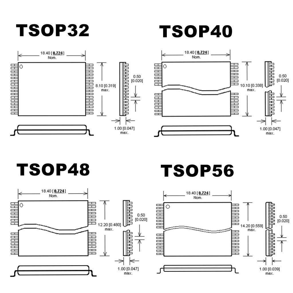 TSOP48 XGecu T56 Universal High-Speed Programmer TSOP32/40/48/56 ...