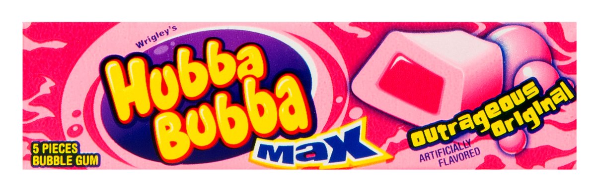 Amazon.com : Hubba Bubba Sour Blue Raspberry Bubble Gum, 5 Piece (Pack ...