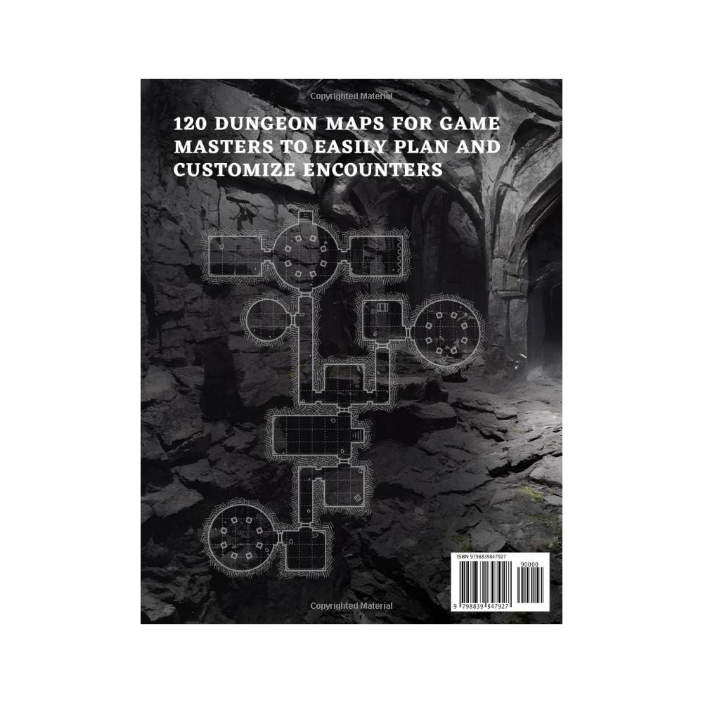 Buy Dungeon Maps 5e: 120 Maps for Game Master to Plan & Customize ...