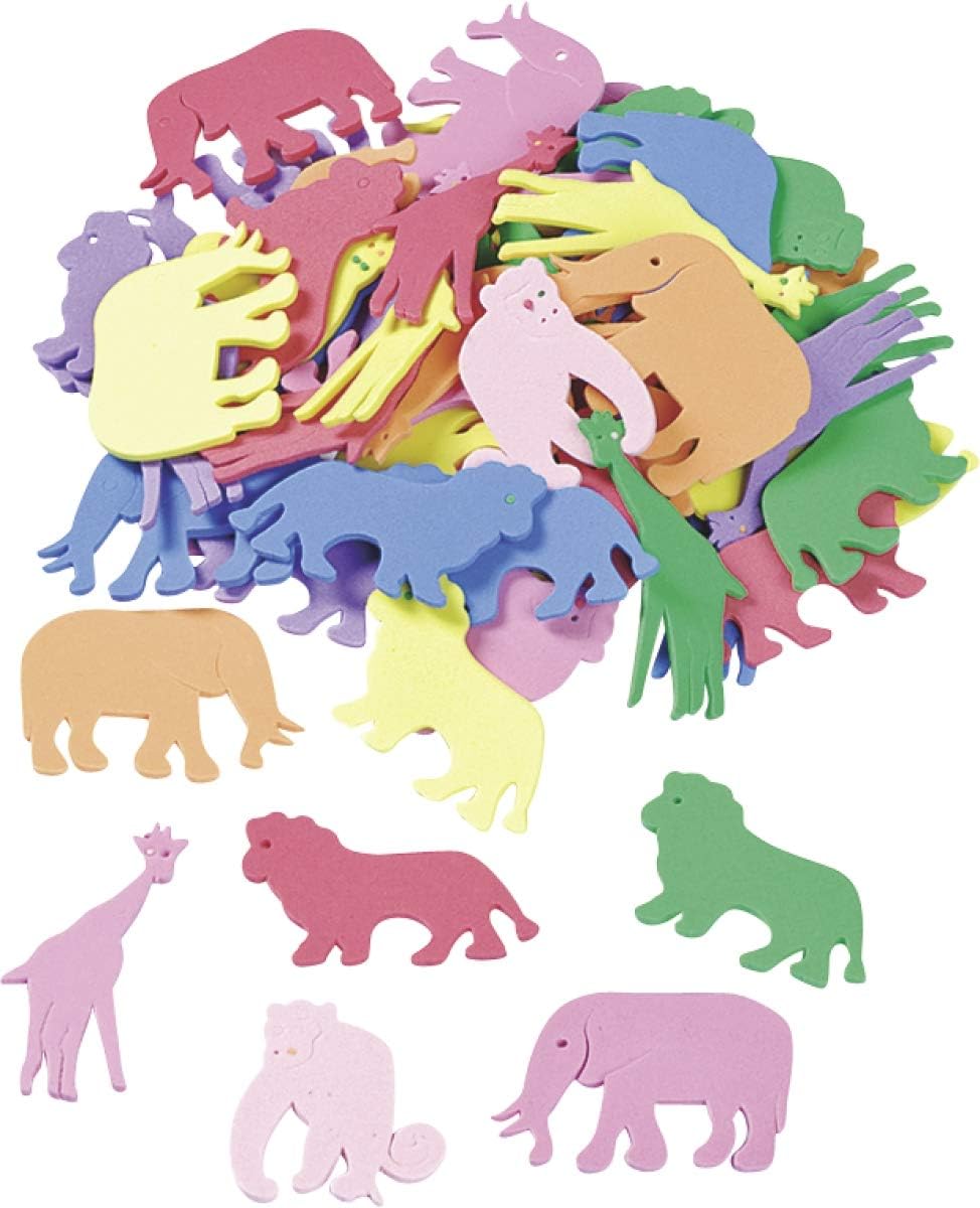 KnorrPrandell Foam Rubber Animals 4-5cm, Multi-Colour – BigaMart
