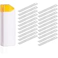 Amazon.com: SINSEUNG 20PCS 9MM Utility Knife Replacement Blades, Snap ...