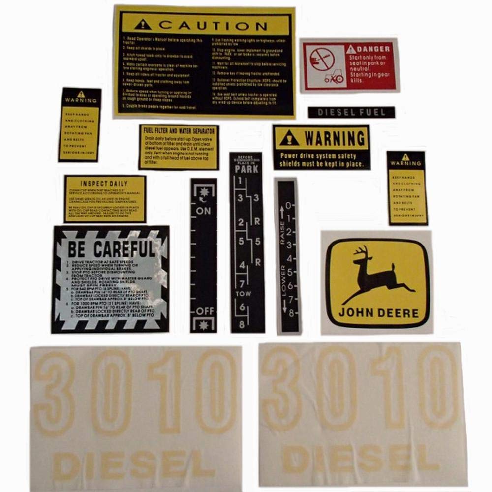 Business & Industrial John Deere 3010 Decals Heavy Equipment, Parts ...