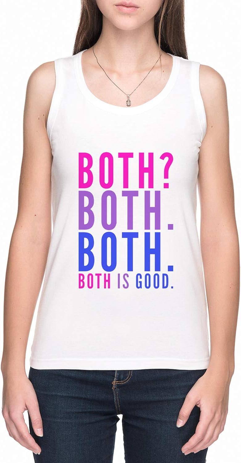 Both Is Good - Bisexual Bi Pride De Tirantes Camiseta Mujer Blanco ...