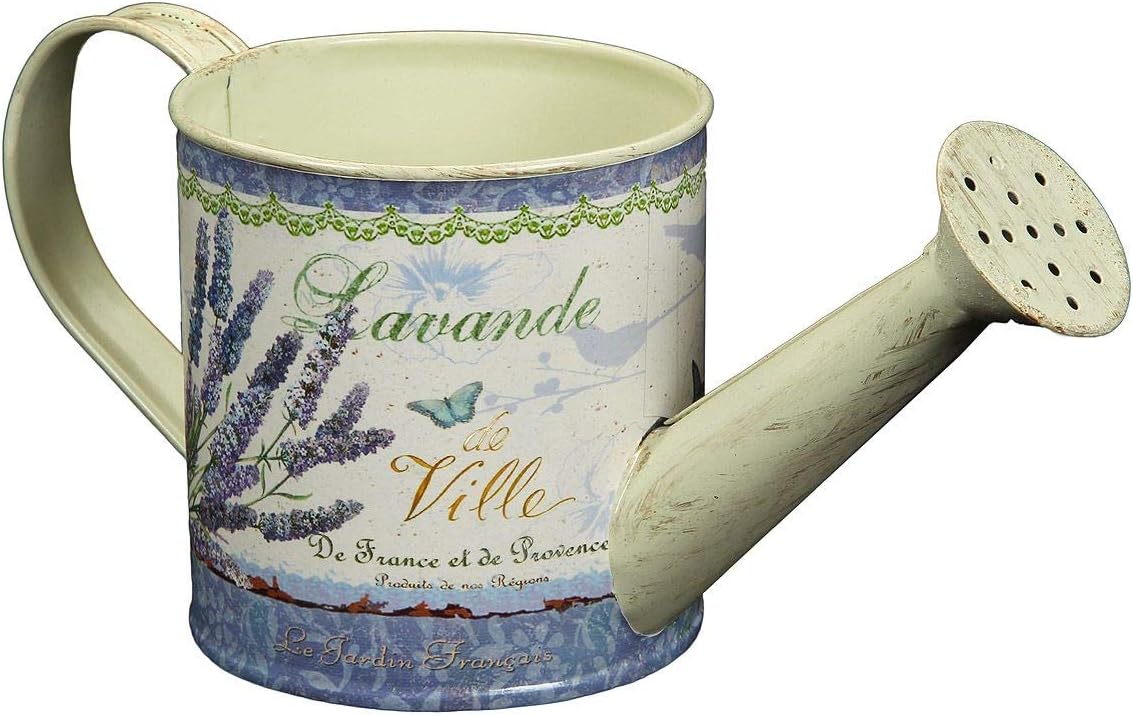 Colambi Lavendel Deko Gießkanne klein Vintage vase Shabby chic Übertopf ...