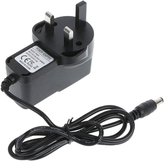 UK Plug Power Supply AC 100-240V to DC 5V 2A Switching Converter ...