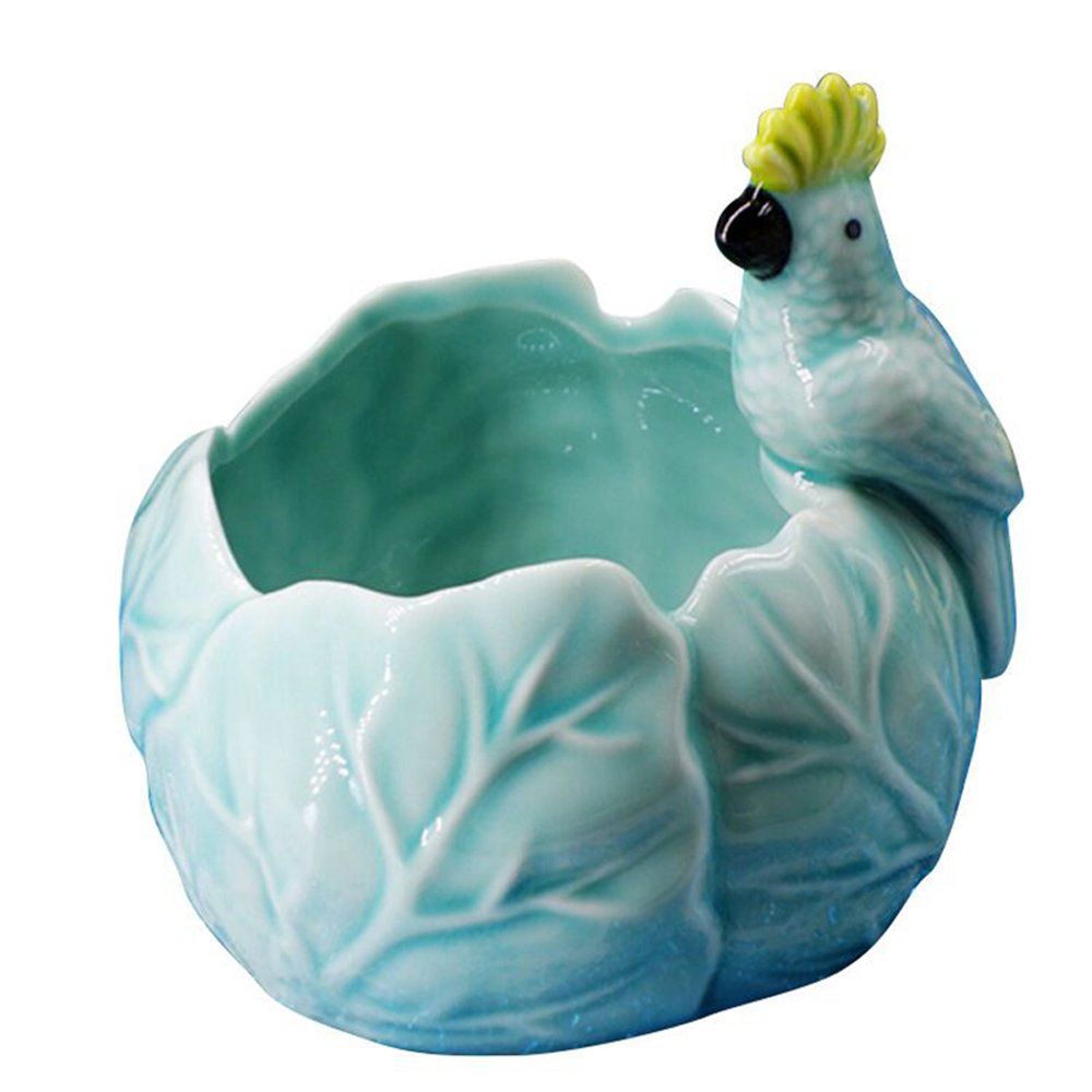 Amazon.com: Janicestyle The parrot Fower Pot-Decorative Flower Pot ...