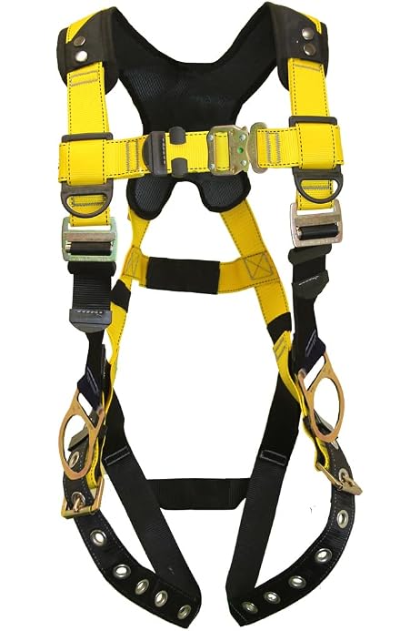 Full Body Climbing Harness HEAVY DUTY) FULL BODY SAFETY HARNESS WITH ...