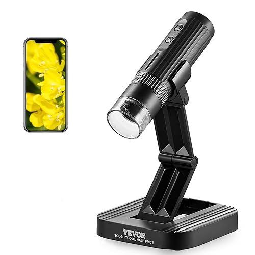 Wireless Digital Microscope 50X-1000X 1080P HD WiFi Portable Handheld ...