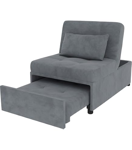 Adult Studio Chair Sleeper Amazon.com: Convertible Sleeper Chair Bed,