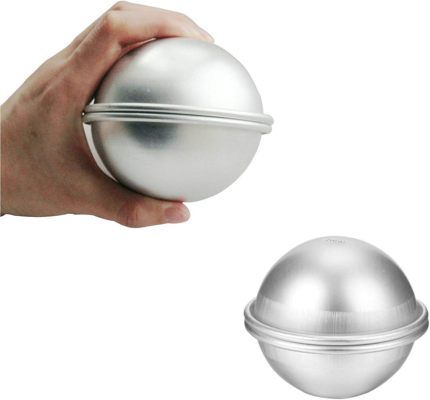 Extra Large Metal Bath Bomb Mold-DIY Aluminum Bath Bomb Molds-2 Set 4 ...