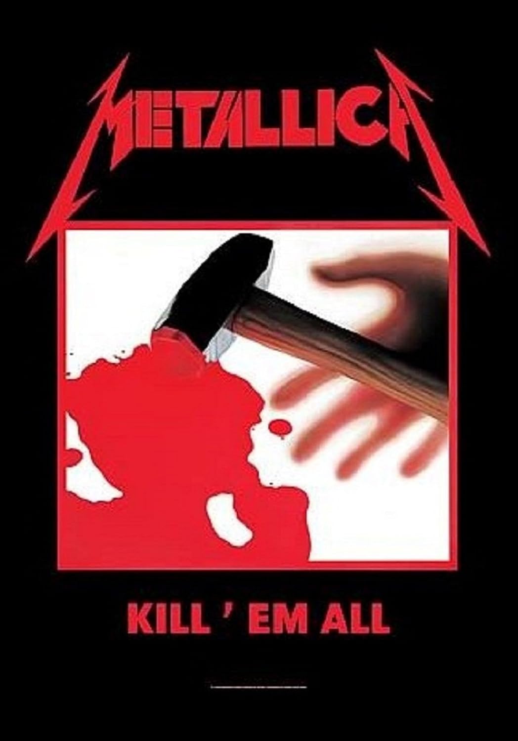 Kill Em All Textil Poster: Amazon.de: Musik