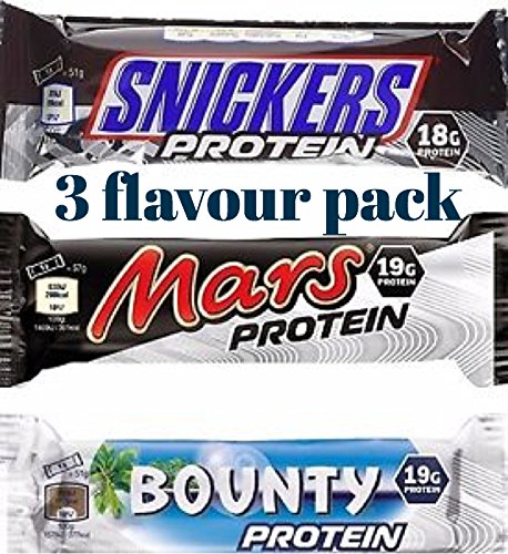 Buy Cadburys Mars Bounty and Snickers Protein Bars chocolate sent in ...