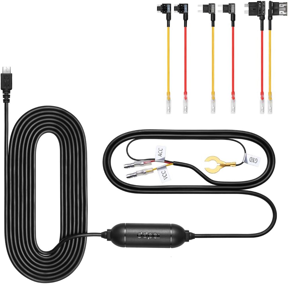 DDPai Hardwire Kit for DDPai Mini3 with Fuse Taps: Amazon.de: Auto