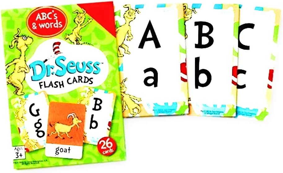 Dr. Seuss Flash Cards - ABC's & Words: Amazon.co.uk: Toys & Games