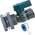 Amazon.com: Rain Barrel Drain Valve Kit, 3/4" PVC Garden Spigot with ...