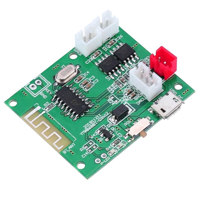 Audio Input Amplifier Board, Amplifier Board, Green 3.7V-5V Lightweight ...