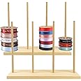 Amazon.com: AIHSUMC Wooden Ribbon Rack Storage, 2 Pcs Ribbon Organizer ...