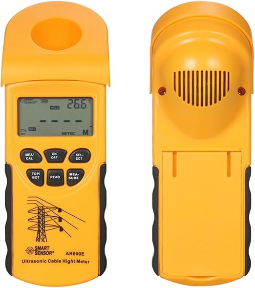 Amazon.com: Ultrasonic Cable Height Meter 6 Cables Measurement LCD ...
