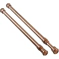 Amazon.com: KXLIFE 2 Pack Small Spring Tension Curtain Rod 12 to 20 ...