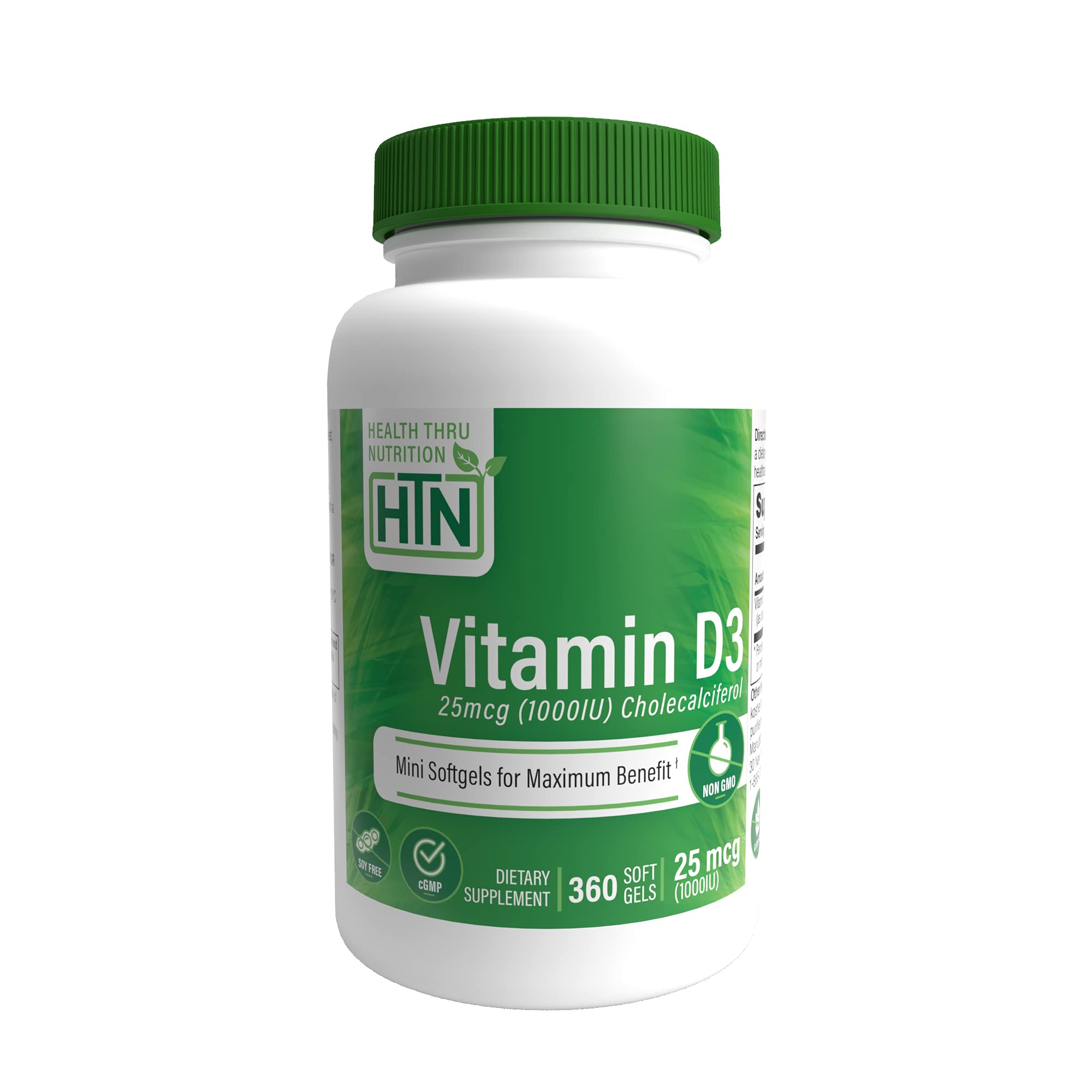 Mua Health Thru Nutrition Vitamin D3 1,000iu 360 Mini Softgels for ...
