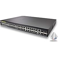 Amazon.com: Cisco SG350-52P 350 Series 52-Port PoE+ Managed Gigabit Ethernet Switch SG350-52P-K9 ...