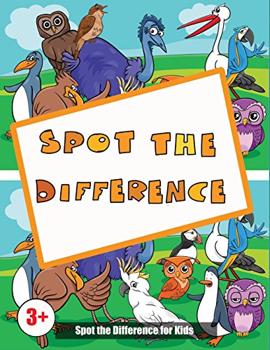 Spot the Difference for Kids: 30 full color spot the difference puzzles ...