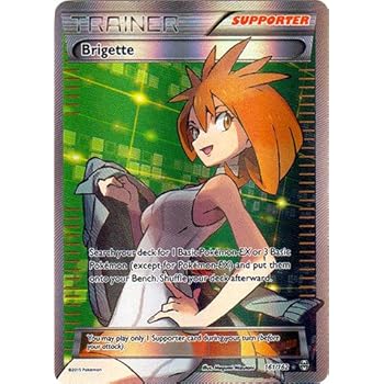 Amazon.com: Pokemon - Brigette (161/162) - XY Breakthrough - Holo: Toys ...