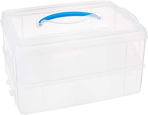 Amazon.com: Snapware Snap 'N Stack | Portable Storage Bin with Lid for ...