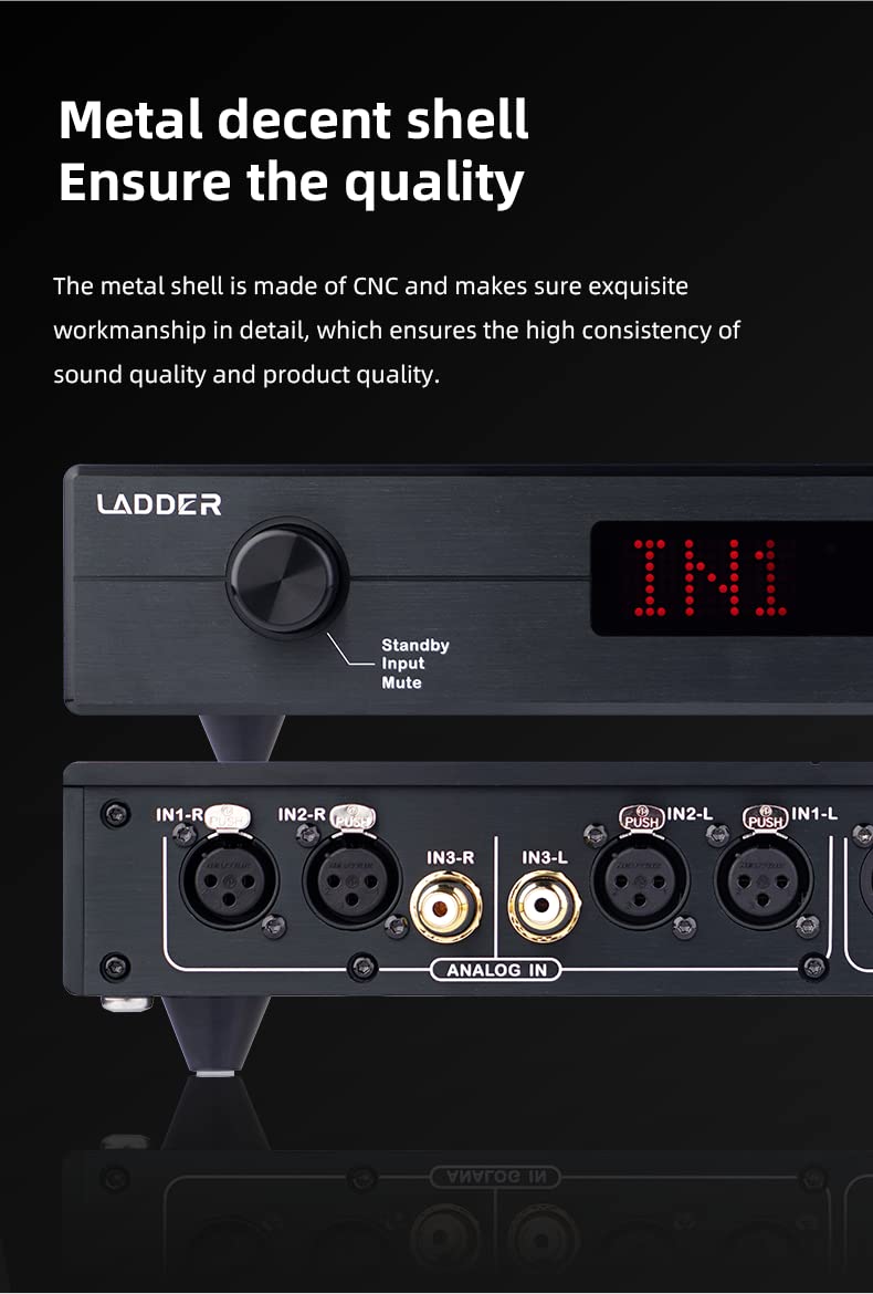 Mua Ladder Bach Fully Balanced HiFi Preamplifier R-2R Structure Stable ...