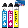 Amazon.com: OINKWERE 212XL Color Remanufactured Replacement for Epson ...