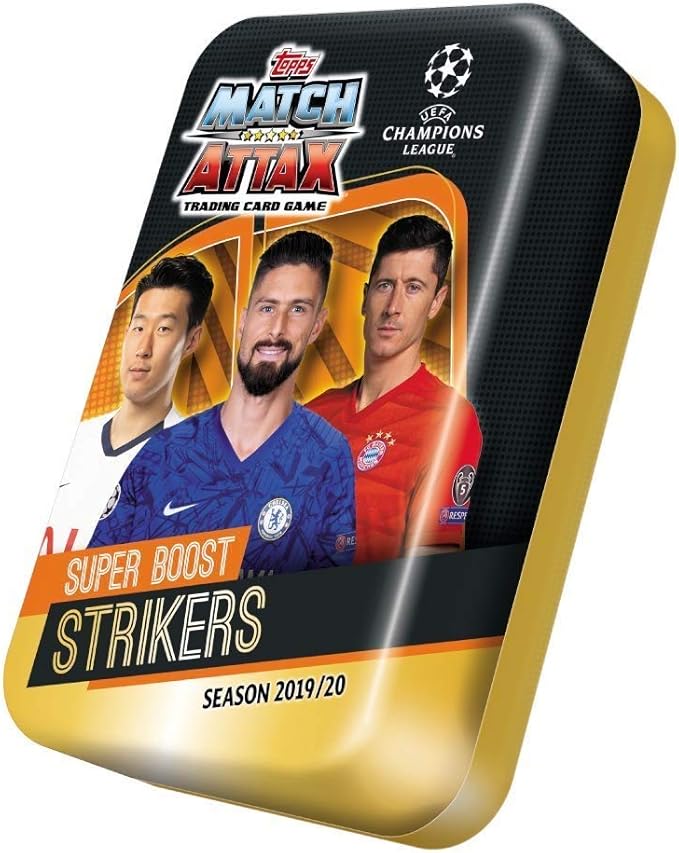 Match Attax 2019/20 Topps Mega Tin (Design 1 Super Boost Strikers ...