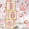 Amazon.com : 40 Pcs 16th Birthday Decorations Boxes for Girls Rose Gold ...