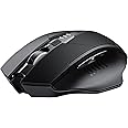 INPHIC Wireless Mouse Rechargeable, Battery Level Visible, 6 Buttons ...