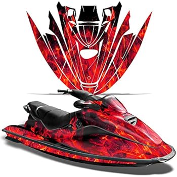 Amazon.com: Bombardier SeaDoo GTX 1996-1999 Decal Graphic Kit Jet Ski ...