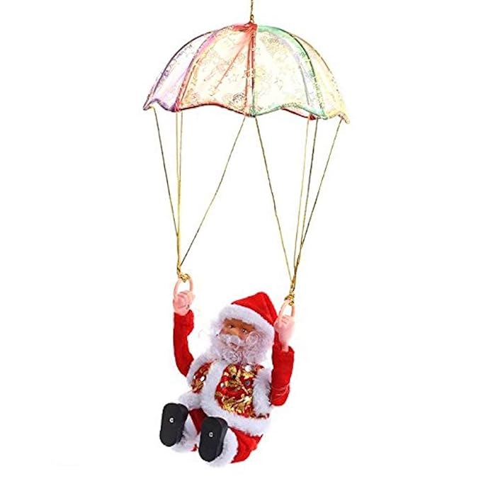 Buy A2Z, Electric Musical Christmas Santa Parachute Doing Stunts ...