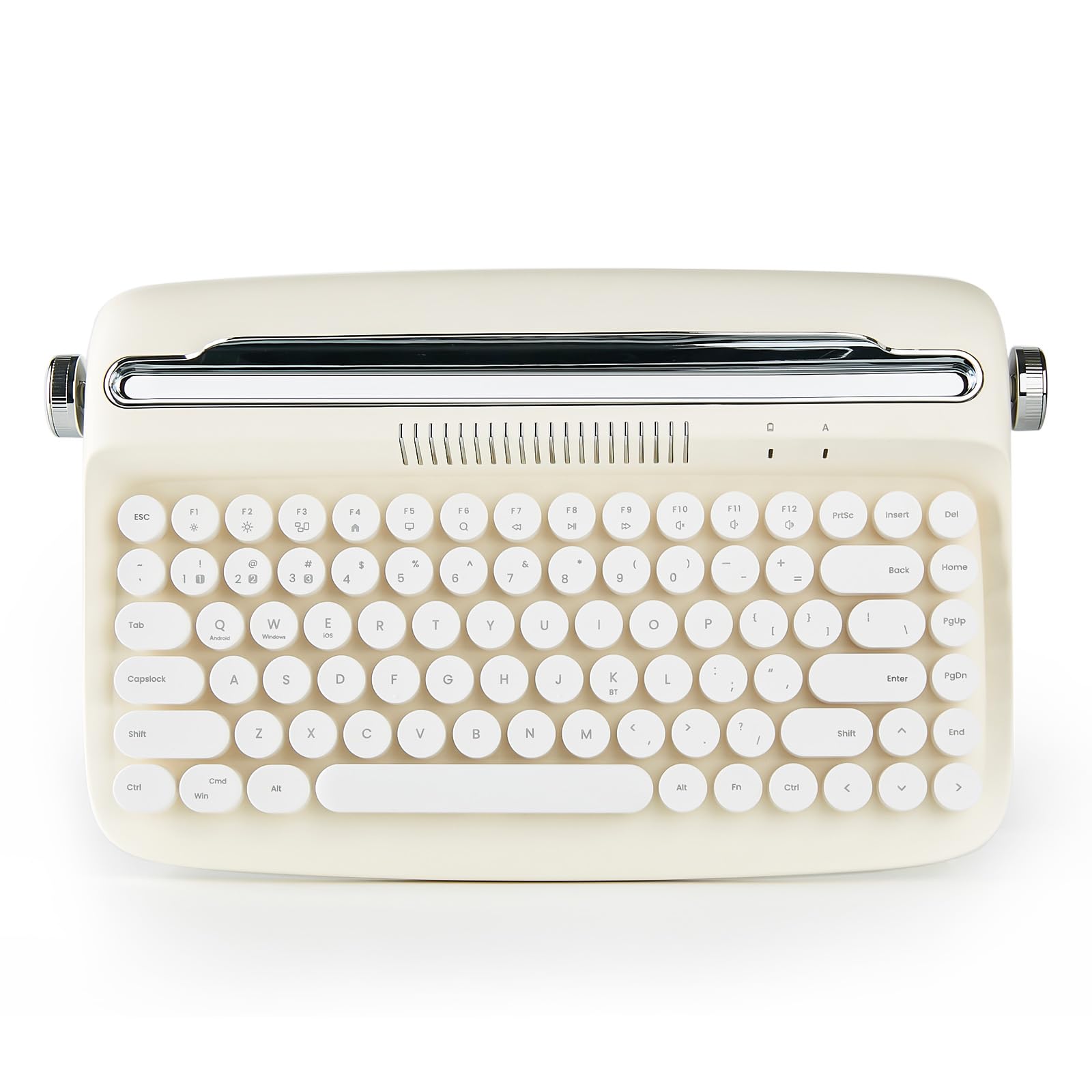 YUNZII ACTTO B303 Wireless Typewriter Keyboard, Bluetooth Connection ...