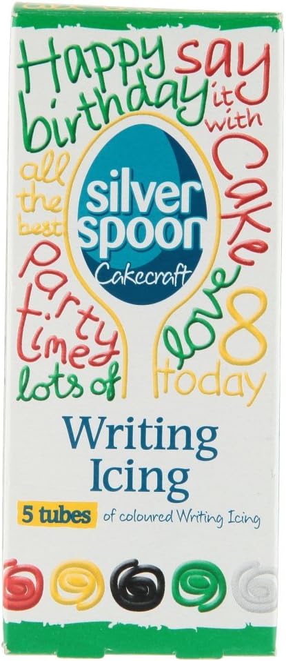 Silver Spoon Writing Icing 95 g (Pack of 6): Amazon.co.uk: Grocery