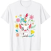 Amazon.com: Disney Moana Pua Hei Hei Cute Pose Floral Big Chest Poster ...