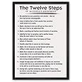 Amazon.com: The 12 Steps of NA Poster - Narcotics Anonymous - 3 Color ...