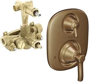 Moen T4211AZ-3330 Rothbury Moentrol Valve Trim Kit with Lever Handle ...
