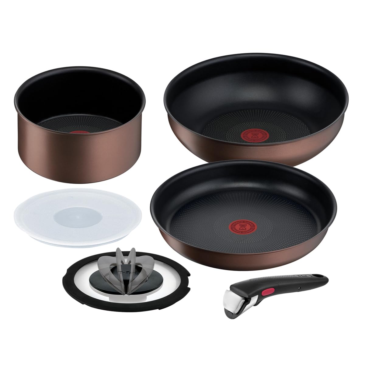 Mua Tefal T-fal Ingenio Neo IH Maple Brown Set 6 L77390 Frying Pan, 6-Piece Set, IH Gas Fire ...