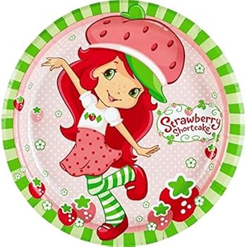 Amazon.com: American Greetings Strawberry Shortcake Paper Dessert ...