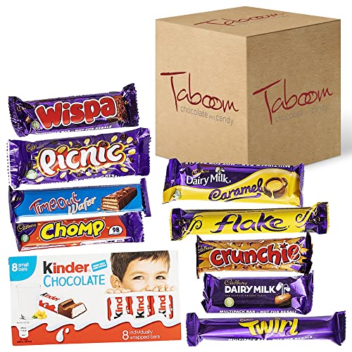 Cadbury Selection British Chocolate Bar Selection Box - 10 Medium Size ...