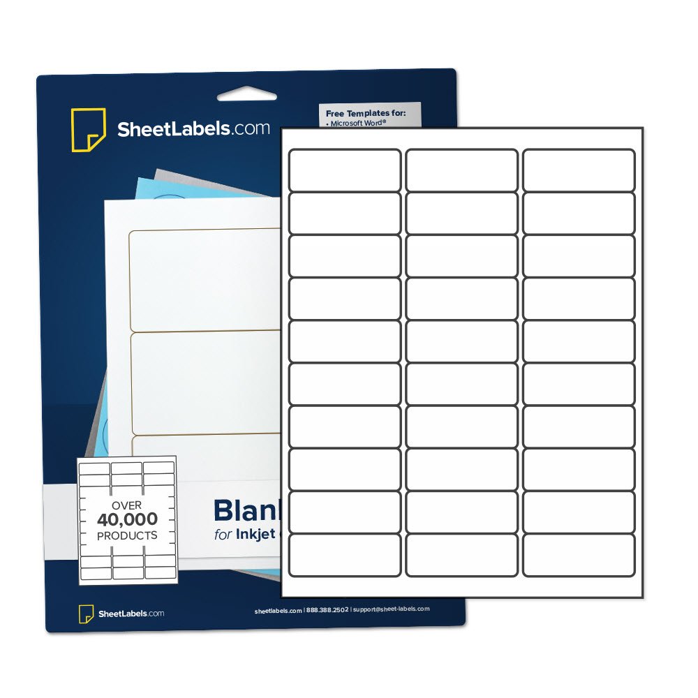 Amazon Mailing Address Labels From SheetLabels 1 X 2 5 8 