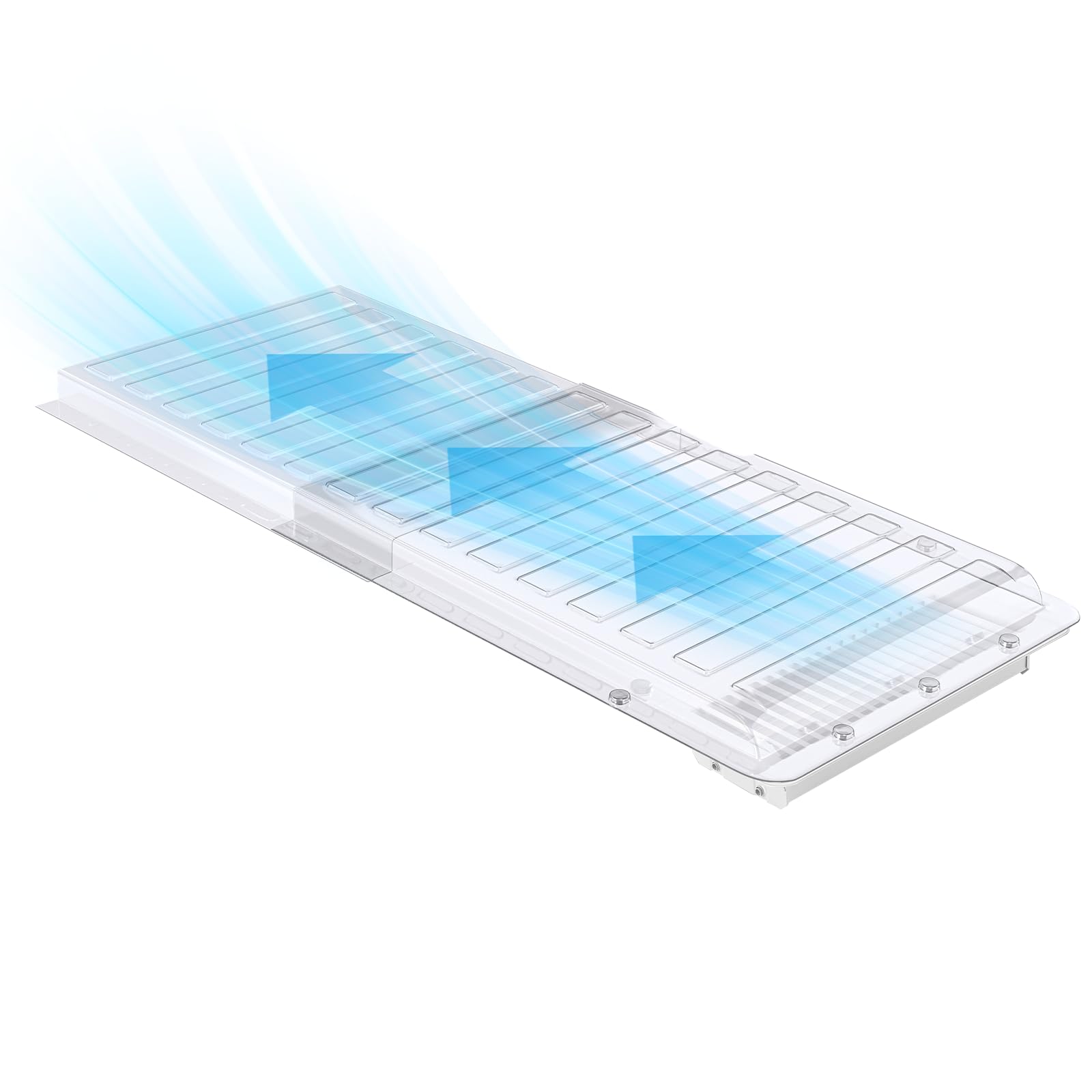 Magnetic Air Vent Extender for Under Furniture, Floor Vent Deflectors ...