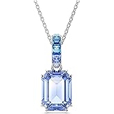 Amazon.com: Swarovski Millenia Drop Earrings, Octagon Cut, Color ...