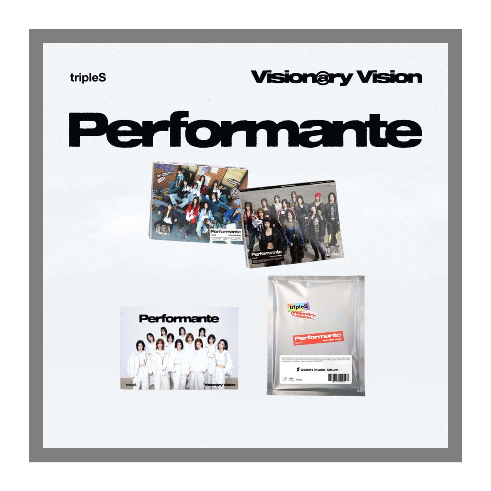 tripleS Unit Visionary Vision Performante 1st Album with Tracking ...